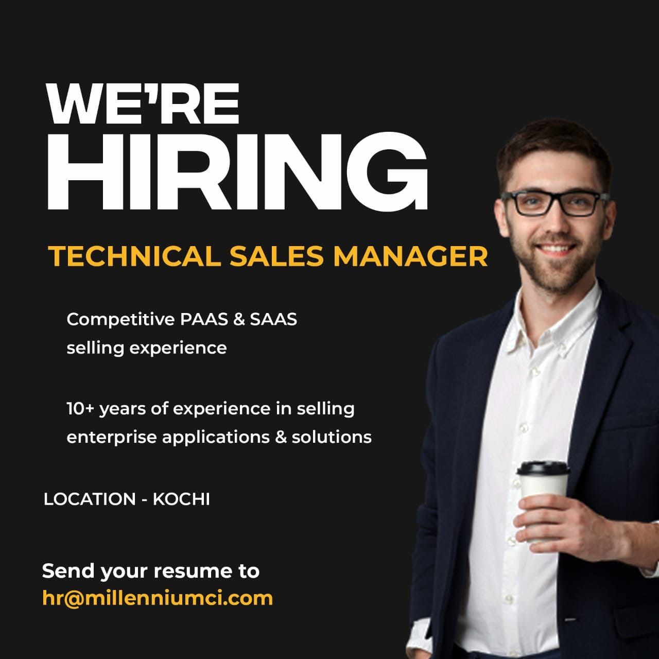 TECHNICAL SALES MANAGER, MILLENNIUM EBS